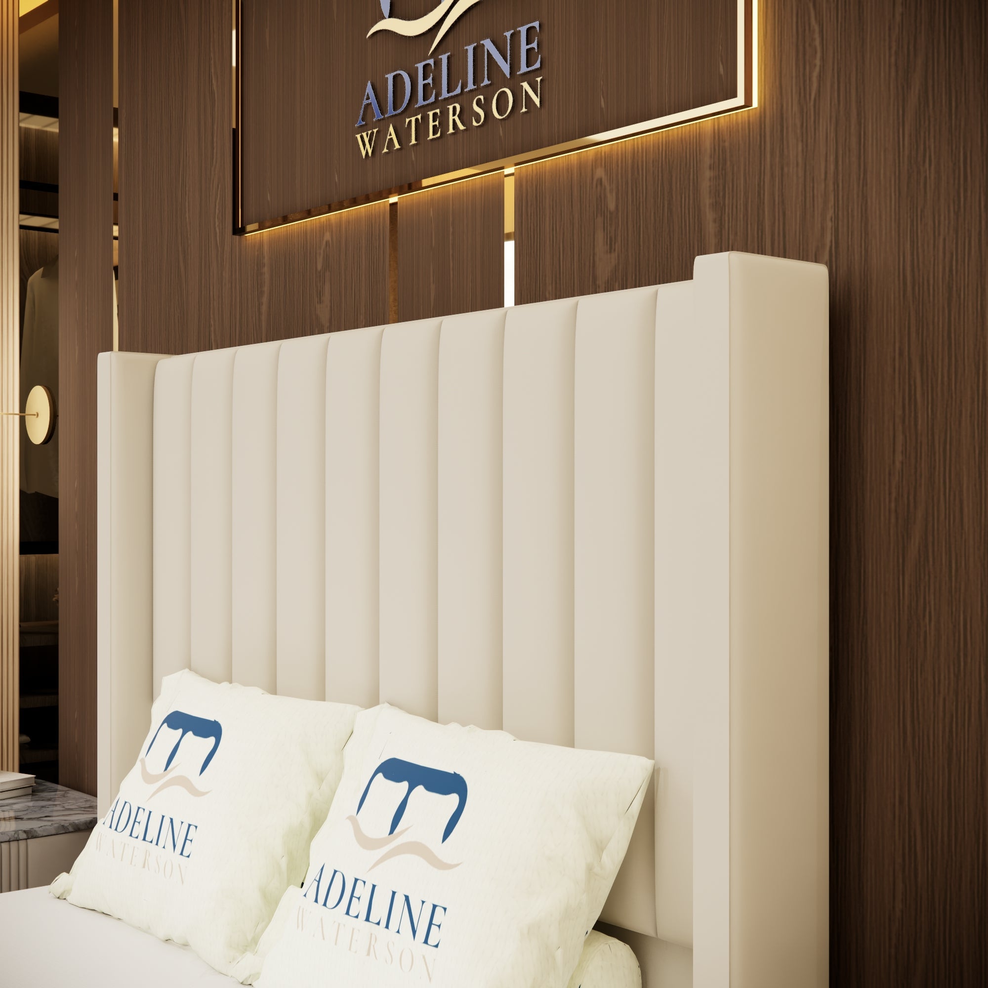 Lux Wingback Signature Bed - Adeline Waterson – Adeline Waterson